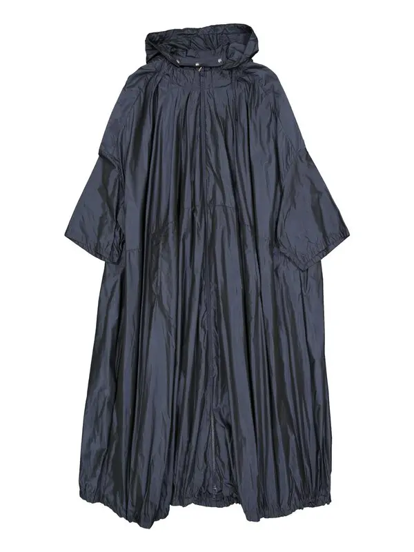 Herno Oversized Hooded Coat - Blue