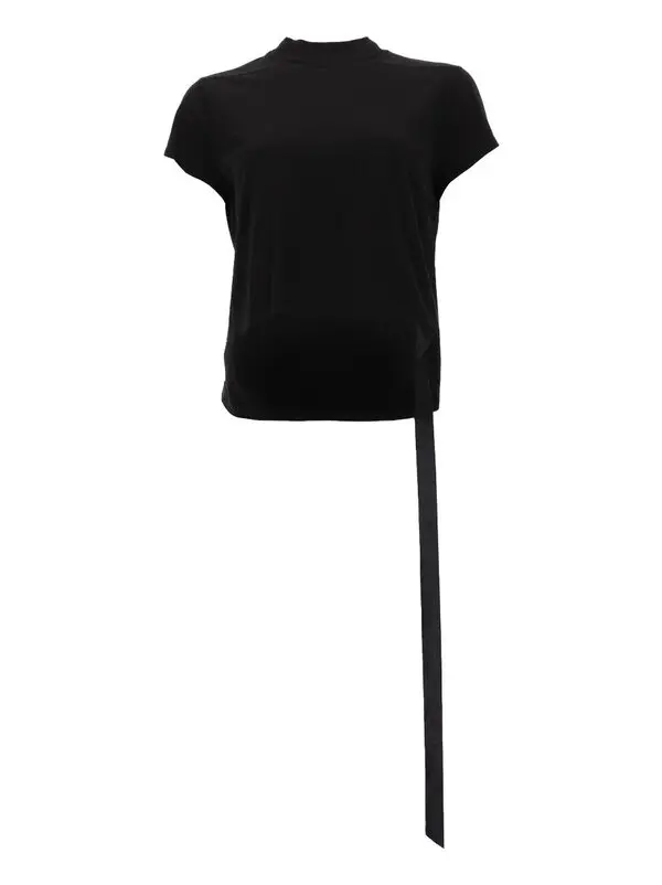 Rick Owens Cropped Small Level T-shirt - Black