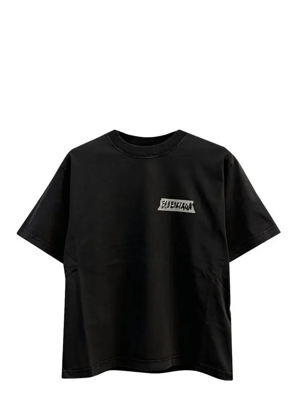Balenciaga Masking Tape Logo T-shirt - Multicolor