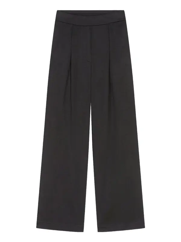 Dries Van Noten Black Cotton Trousers - Multicolor