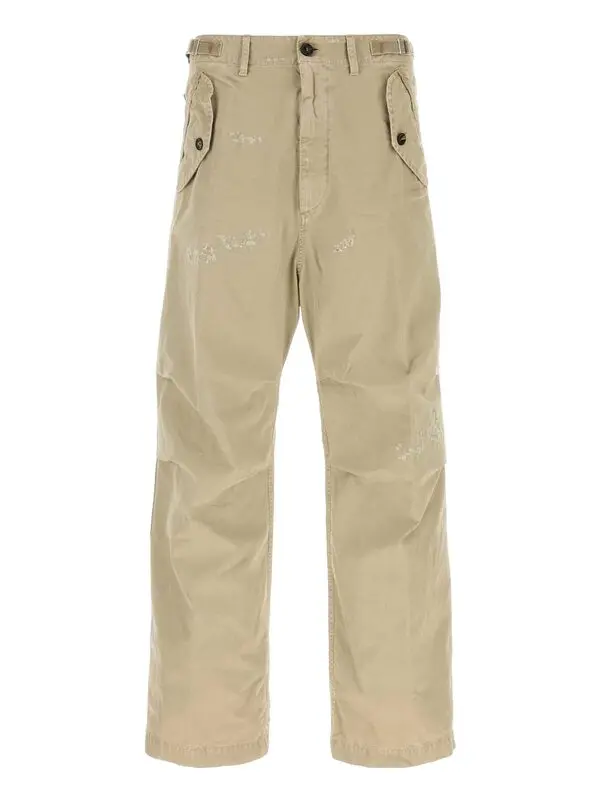 Dsquared2 Beige Cotton Pants - Brown