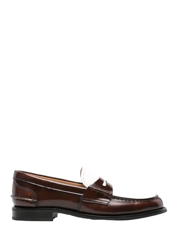 Church's Pembrey Leather Loafers - Brown