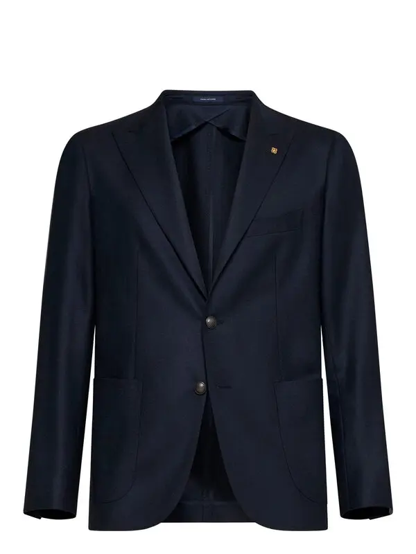 Tagliatore Montecarlo Wool And Cashmere Blazer - Multicolor