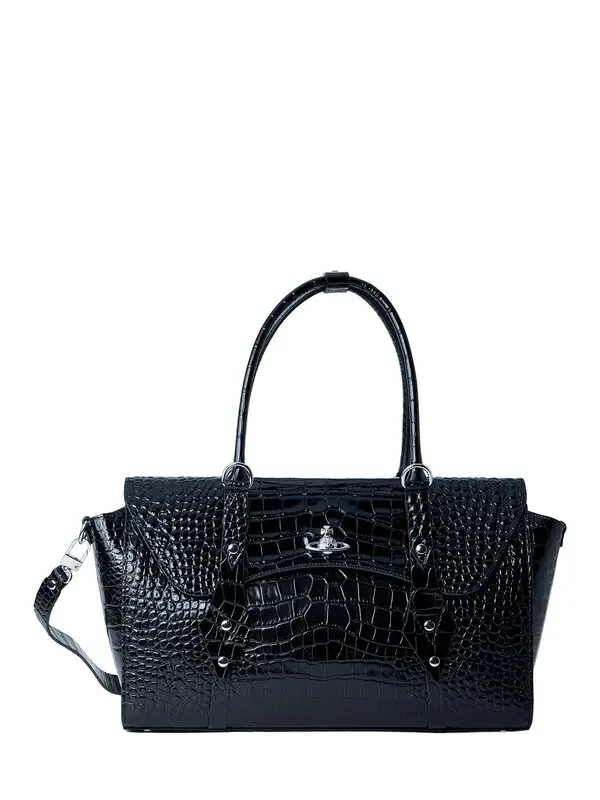 VIVIENNE WESTWOOD Medium Bettina Handbag - Black