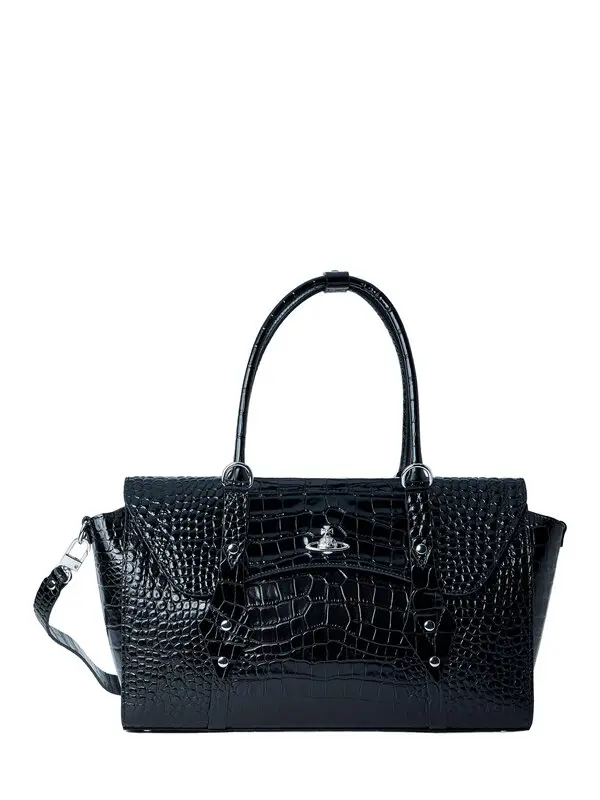VIVIENNE WESTWOOD Medium Bettina Handbag - Black