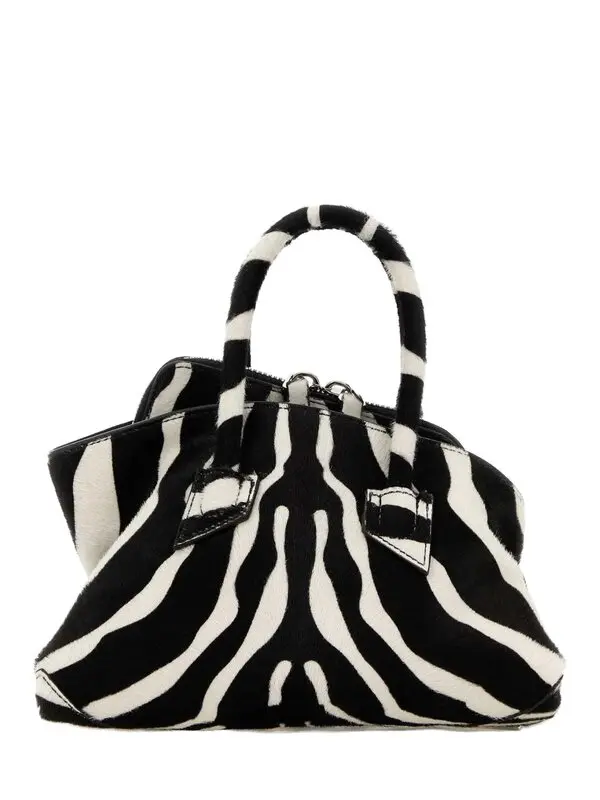 Attico Printed Calf Hair Mini La Passeggiata Handbag - Multicolor
