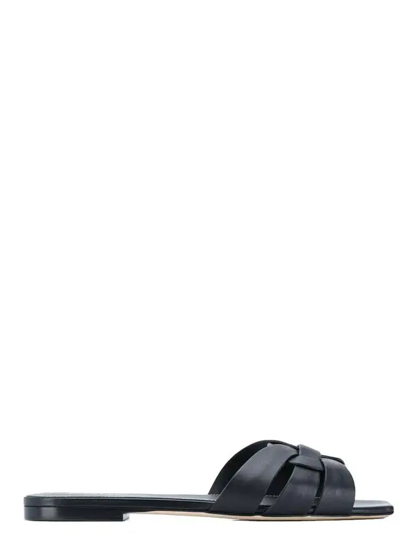 Saint Laurent Tribute Nu Pieds Leather Sandals - Multicolor