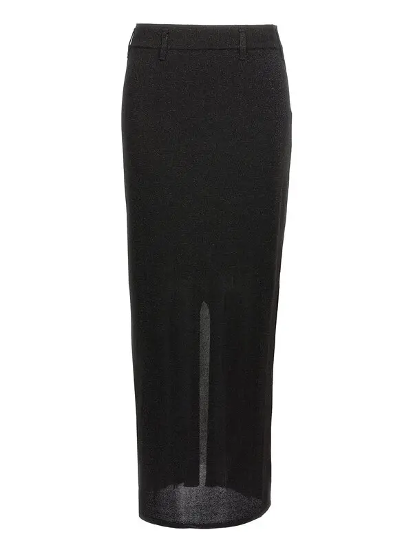 Missoni Vanity Lamé Skirt - Black