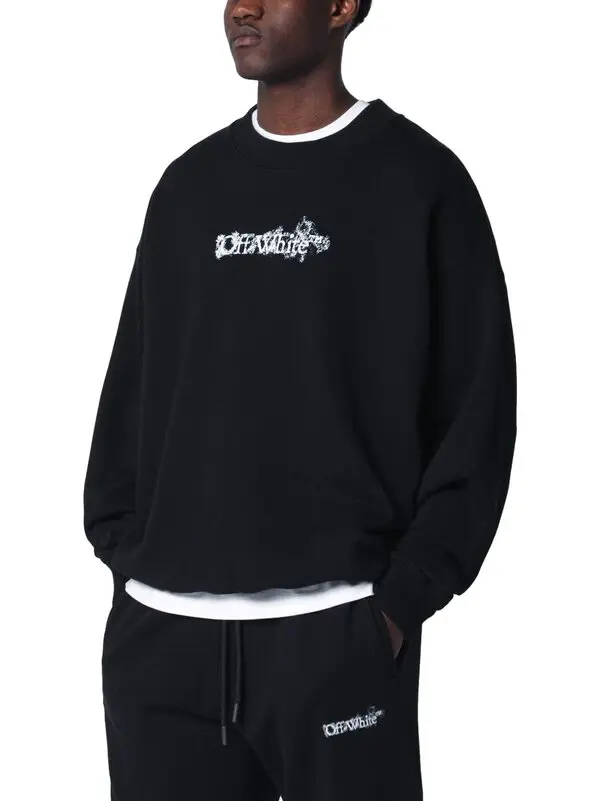 Off-White Heraldic Arrow Crewneck Sweatshirt - Black