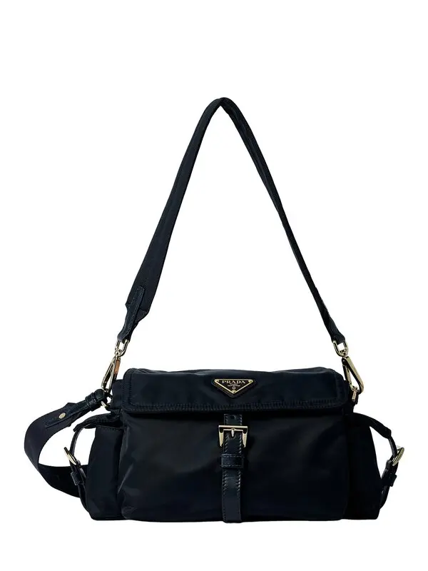 Prada Medium Re-nylon Explore Shoulder Bag - Black