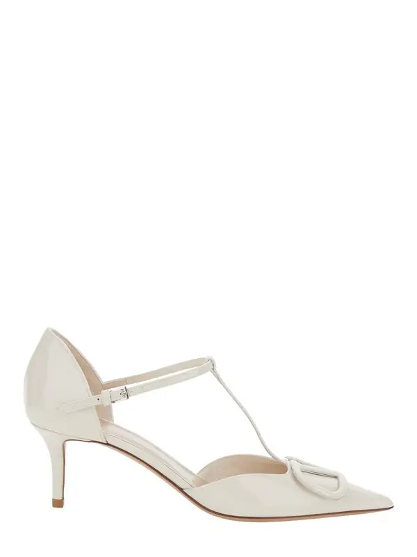 Valentino Garavani D'orsay Pumps With Vlogo Detail - Multicolor