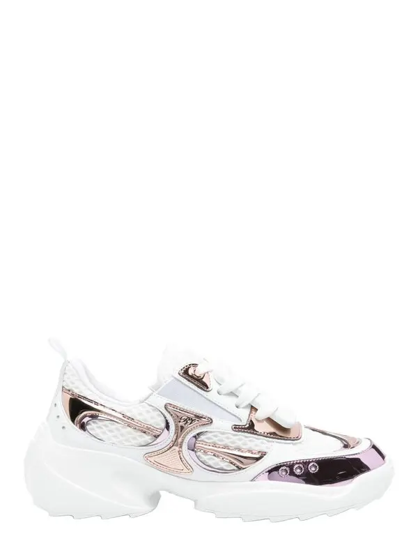 ROGER VIVIER Motor Run" Lace-up Sneakers - Multicolor