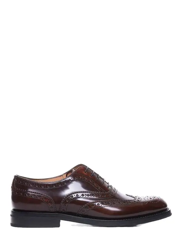Church's Classic Lace-up Leather Wingtip Derbies - Brown