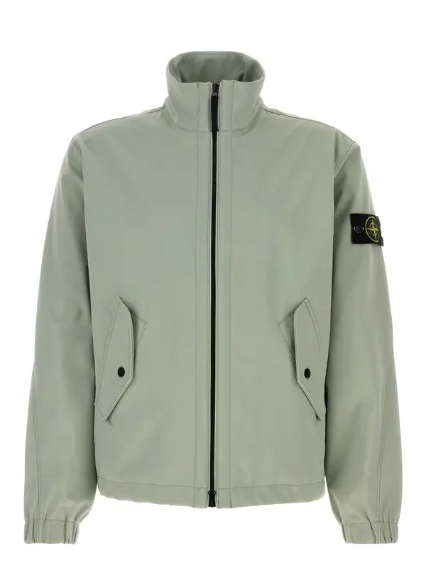 Stone Island Stretch Polyester Jacket - Green