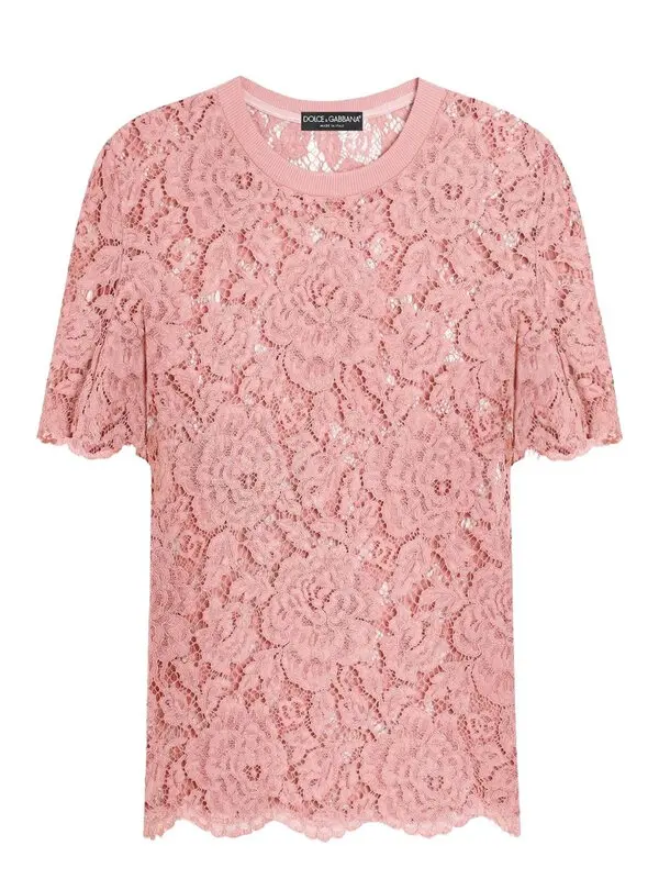 Dolce & Gabbana Lace Top - Multicolor