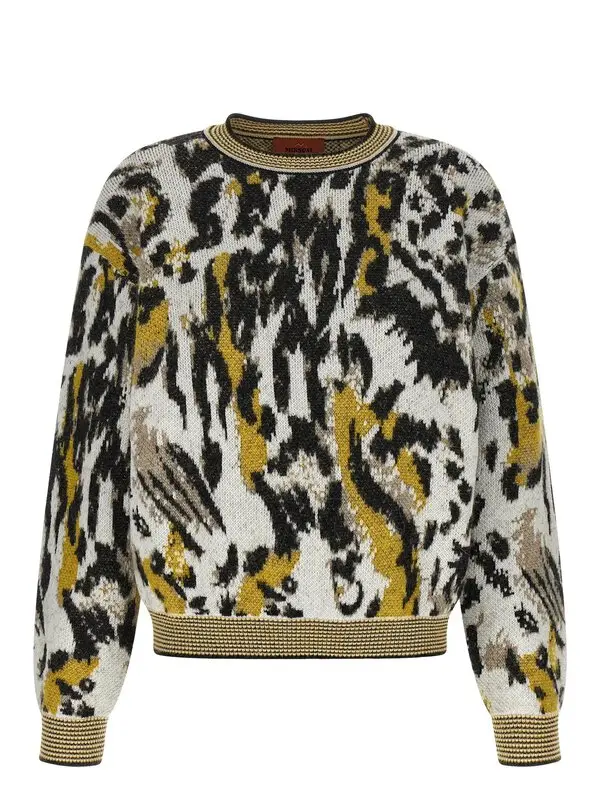 Missoni Animalier Jacquard Alpaca Blend Sweater - Multicolor