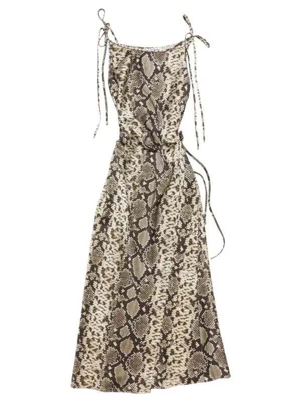 Acne Studios Printed Long Dress - Multicolor