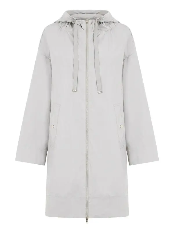 Herno Lightweight Parka Coat - Gray