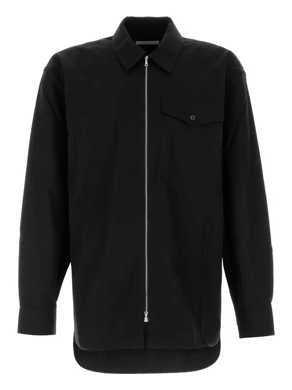 Dries Van Noten Poplin Croomson Shirt - Black