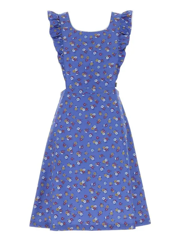 Miu Miu Printed Poplin Dress - Multicolor