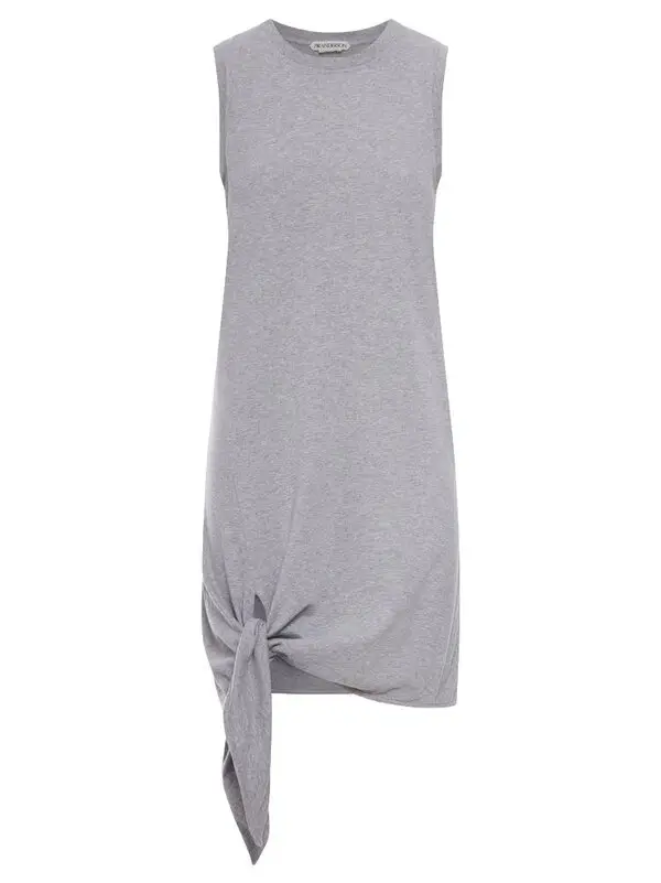 JW Anderson Knotted Hem Sheath Dress - Multicolor