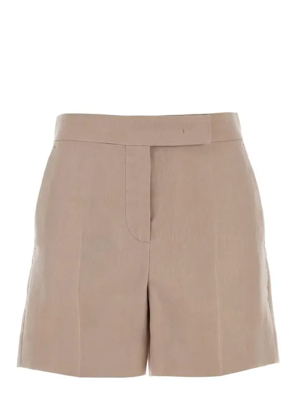 Max Mara Antiqued Silk Shorts - Pink