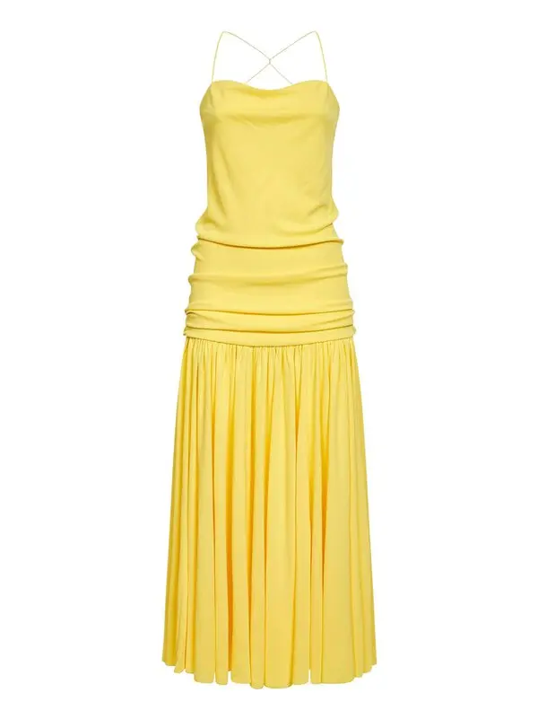 Jacquemus The Abiha Gathered Waist Dress - Multicolor