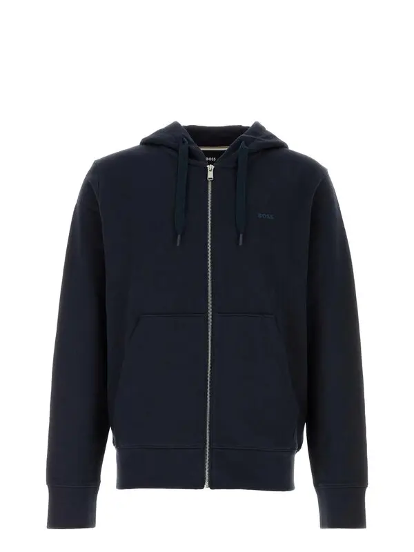 BOSS Midnight Cotton Sweatshirt - Blue