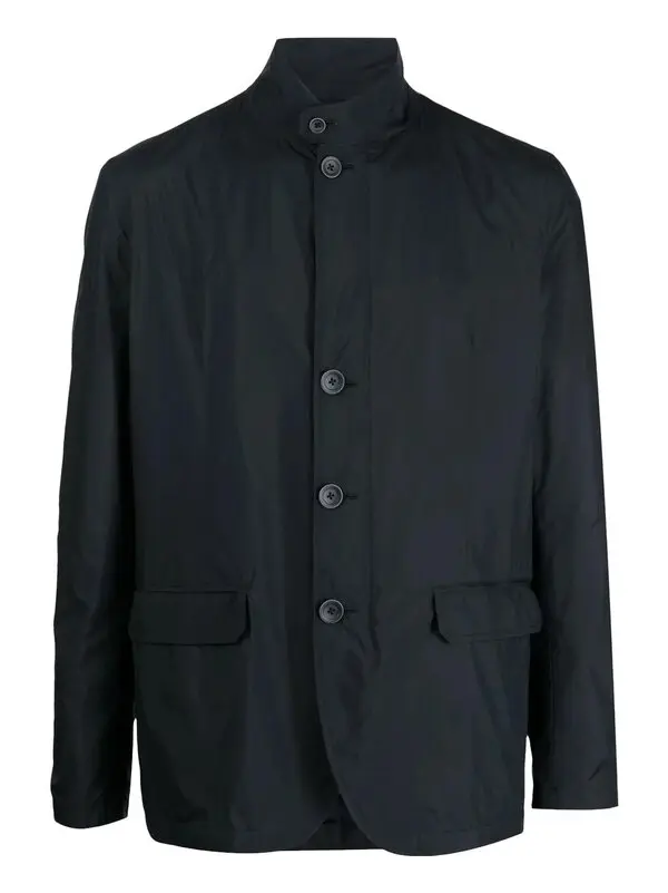 Herno Casual Button-front Jacket - Black