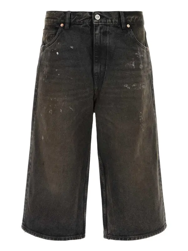 Our Legacy Denim Bermuda Shorts - Black
