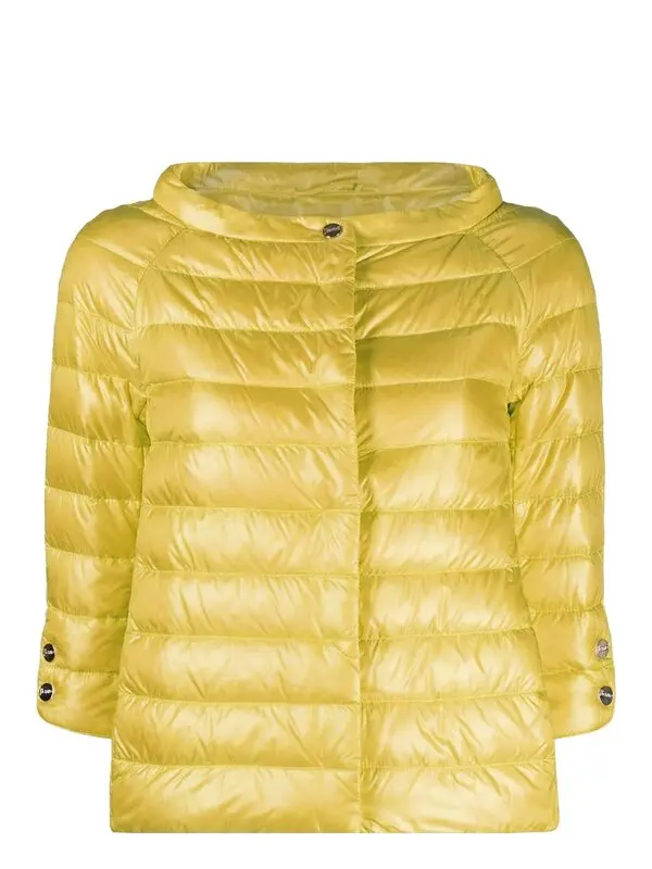 Herno Half-sleeve Down Jacket - Yellow