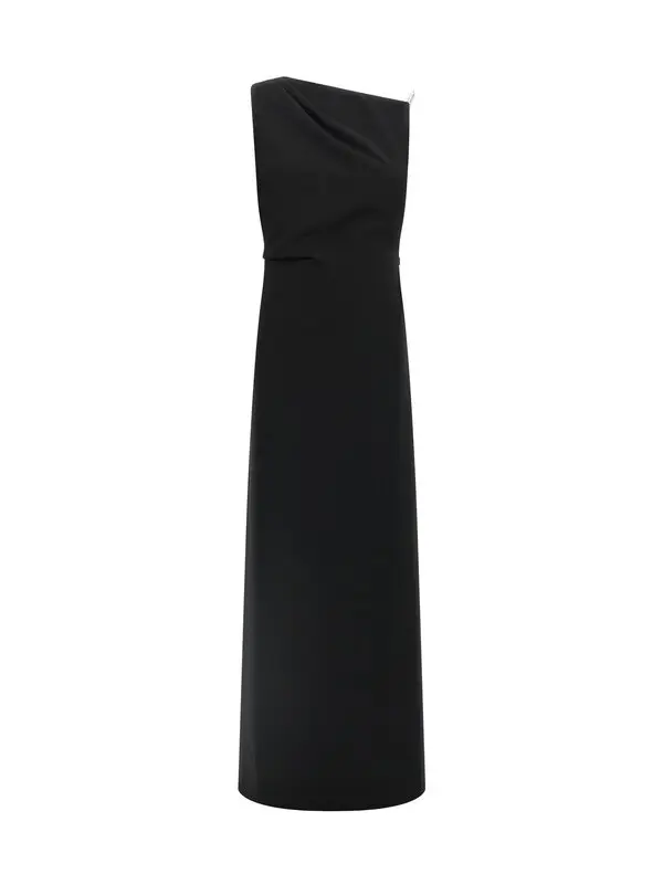 Max Mara Pentola" Heavy Cady Dress - Black