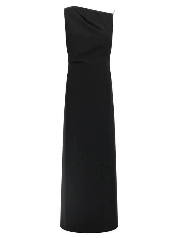 Max Mara Pentola" Heavy Cady Dress - Black