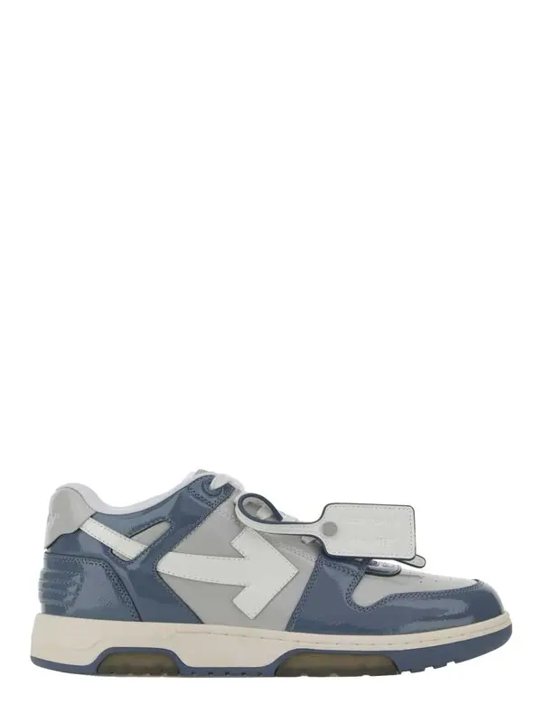 Off-White Two-tone Leather "out Of Office" Sneakers - Multicolor