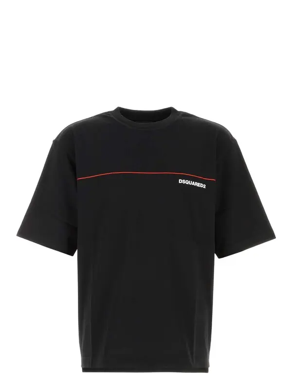 Dsquared2 Cotton Oversize T-shirt - Black
