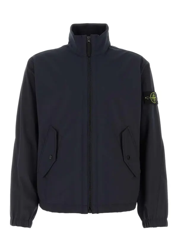 Stone Island Stretch Polyester Jacket - Blue