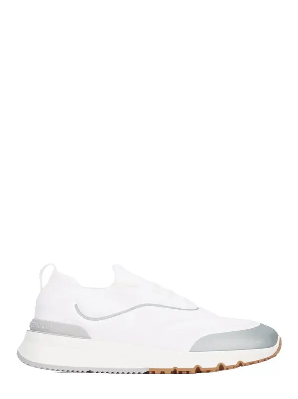 Brunello Cucinelli Lace-up Sneakers With Metal Eyelets - Multicolor