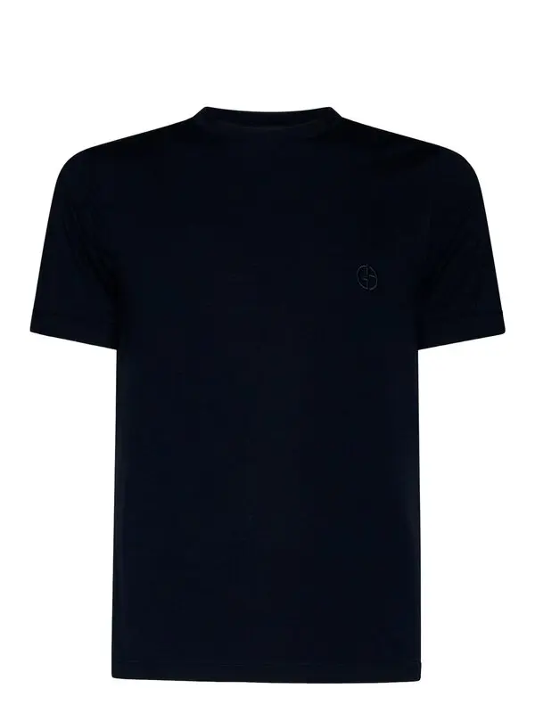 Giorgio Armani Icon T-shirt In Jersey - Multicolor