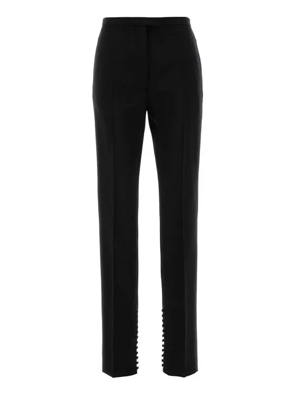 Dries Van Noten Wool Blend Pandoris Pant - Black