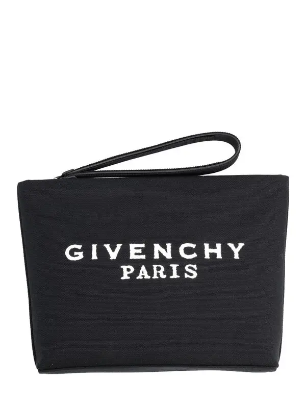 Givenchy Logo Clutch Bag - Black