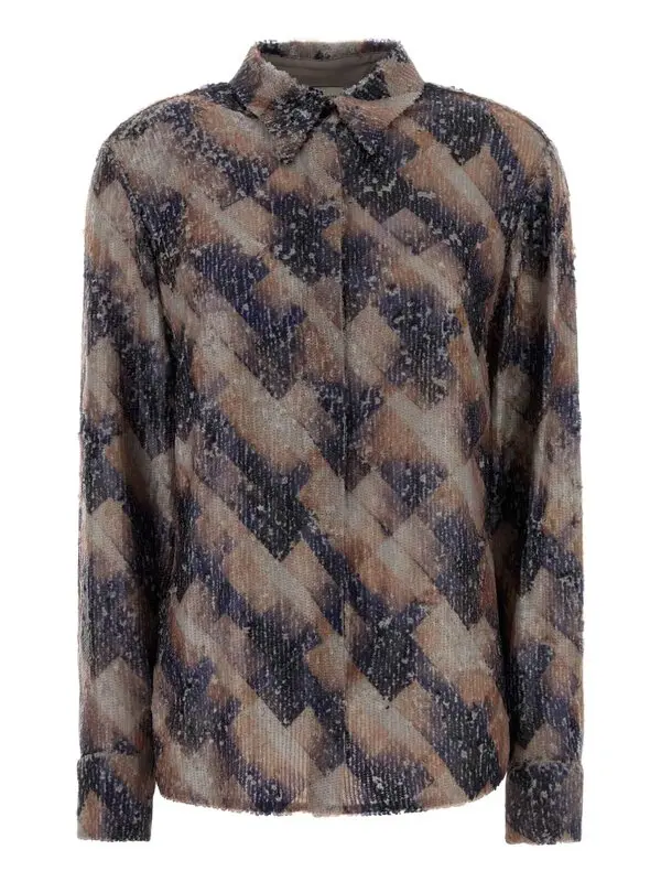 Dries Van Noten Embellished Viscose Shirt - Multicolor