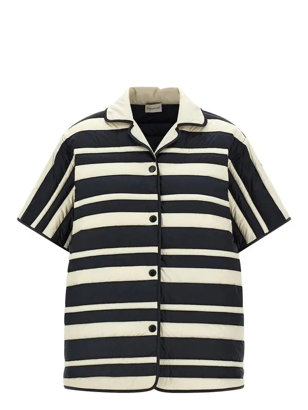 Moncler Striped Technical Fabric Shirt - Multicolor