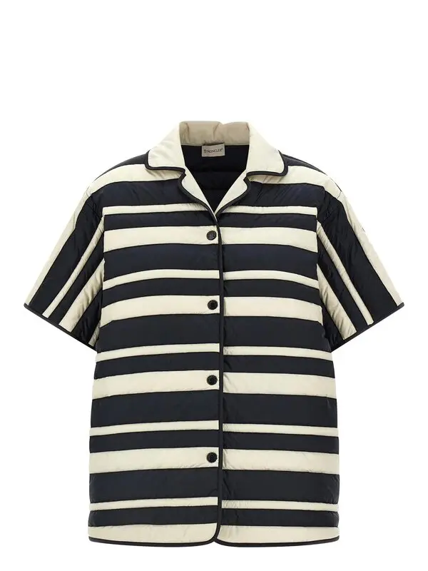 Moncler Striped Technical Fabric Shirt - Multicolor