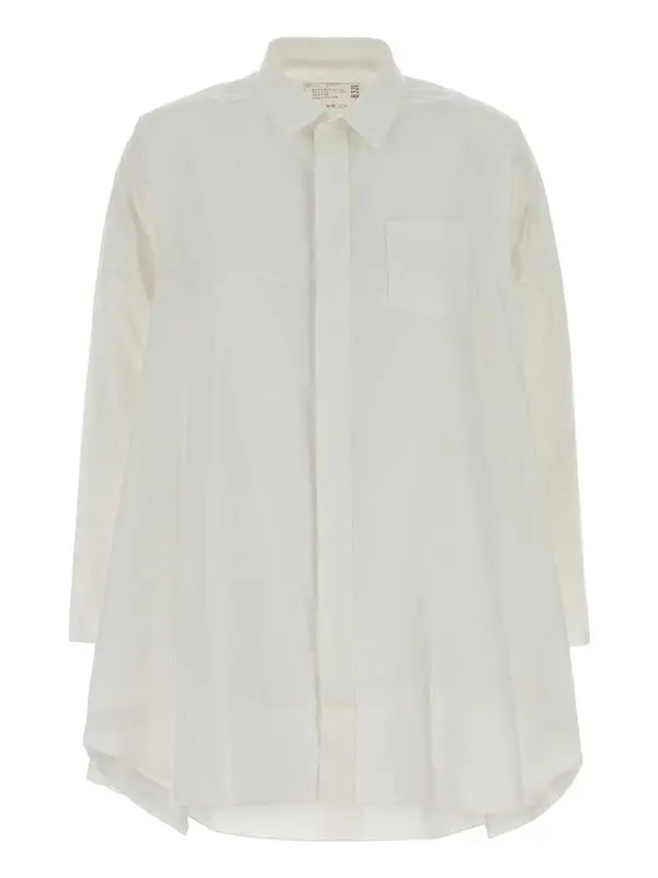 Sacai Poplin Shirt - White