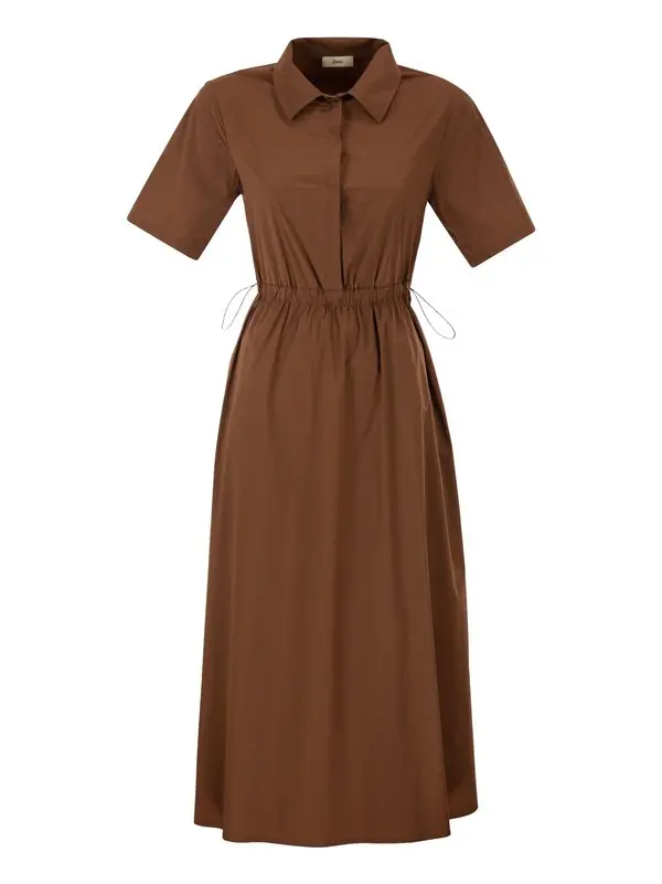 Herno Light Stretch Nylon Dress - Brown
