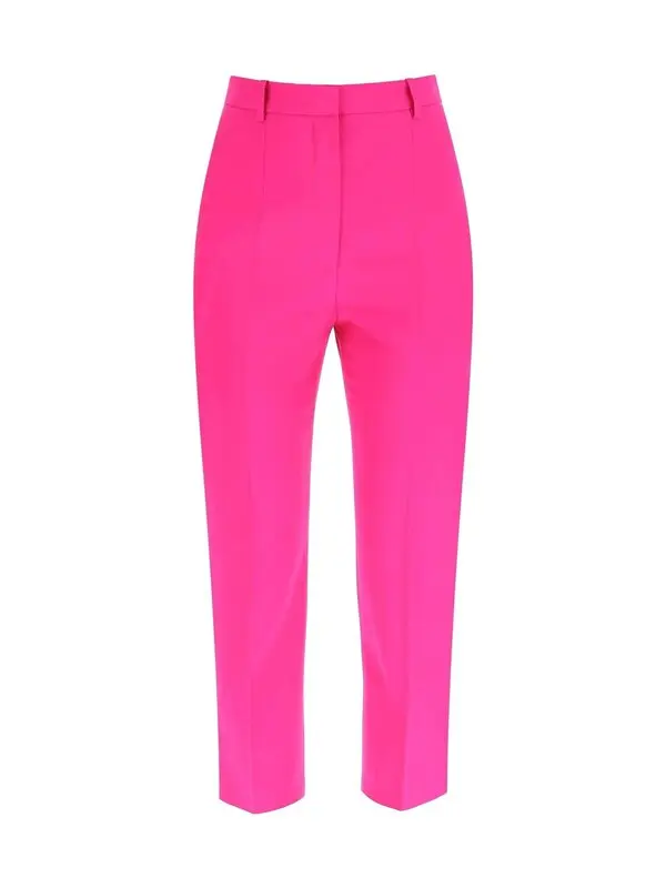 Alexander McQueen Classic Wool Trousers - Pink
