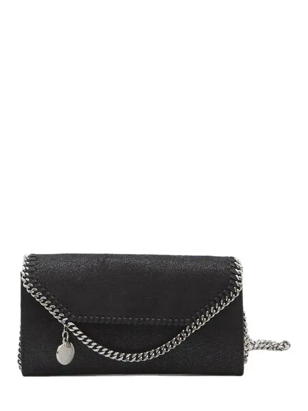 Stella McCartney Chain Strap Wallet - Black