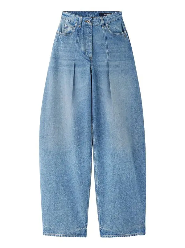 Jacquemus Light Denim Wide-leg Jeans - Blue