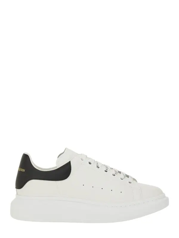 Alexander McQueen Oversized Leather Sneakers - White