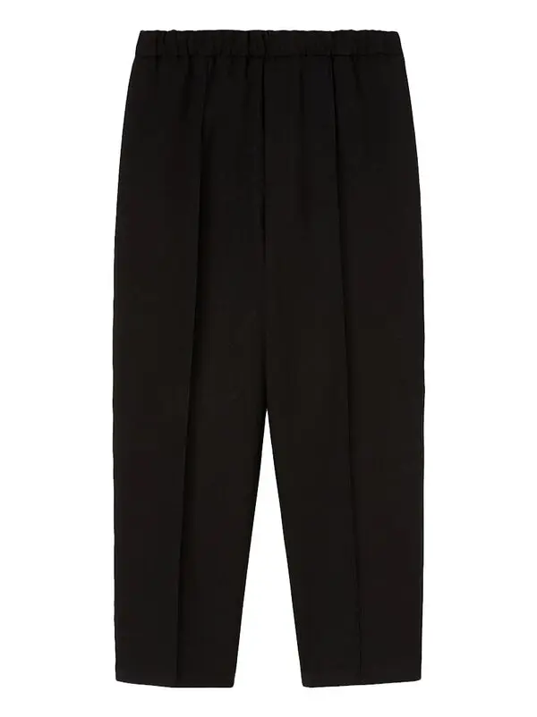 JIL SANDER Tailored Wide-leg Trousers - Black